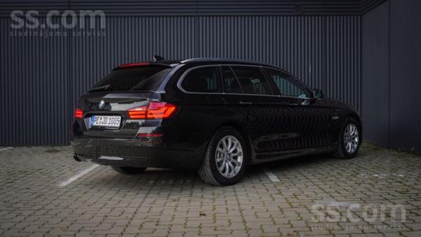 Black BMW 525 2011 in Riga, with an engine capacity of 3.00 L and mileage of 266 thousand km for 7500 €, photo 7 on AUTOMOTO.COM.LV