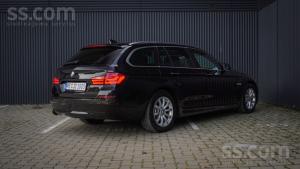 Black BMW 525 2011 in Riga, with an engine capacity of 3.00 L and mileage of 266 thousand km for 7500 €, photo 8 on AUTOMOTO.COM.LV