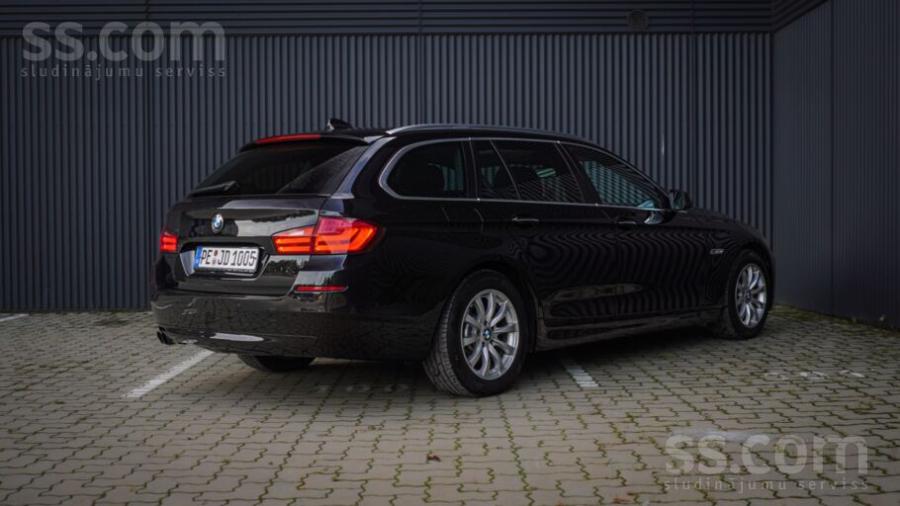 Black BMW 525 2011 in Riga, with an engine capacity of 3.00 L and mileage of 266 thousand km for 7500 €, photo 8 on AUTOMOTO.COM.LV