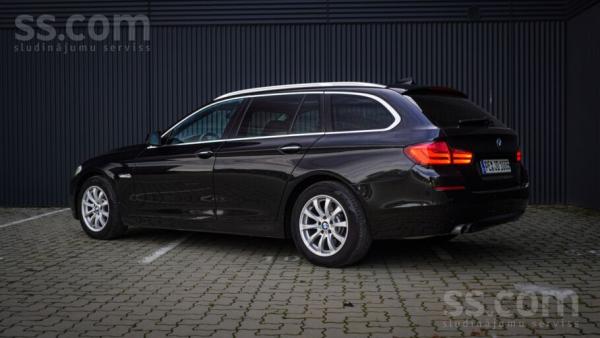 Black BMW 525 2011 in Riga, with an engine capacity of 3.00 L and mileage of 266 thousand km for 7500 €, photo 9 on AUTOMOTO.COM.LV