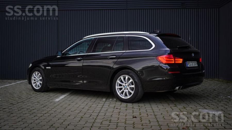 Black BMW 525 2011 in Riga, with an engine capacity of 3.00 L and mileage of 266 thousand km for 7500 €, photo 10 on AUTOMOTO.COM.LV