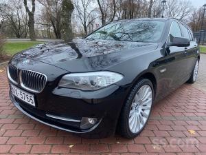 Black BMW 525 2011 in Cesis, with an engine capacity of 3.00 L and mileage of 0 thousand km for 8950 €, photo  on AUTOMOTO.COM.LV