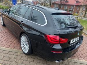 Black BMW 525 2011 in Cesis, with an engine capacity of 3.00 L and mileage of 0 thousand km for 8950 €, photo 7 on AUTOMOTO.COM.LV