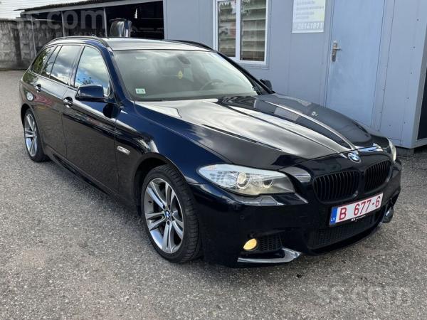 Black BMW 525 2011 in Daugavpils, with an engine capacity of 3.00 L and mileage of 0 thousand km for 9200 €, photo 1 on AUTOMOTO.COM.LV