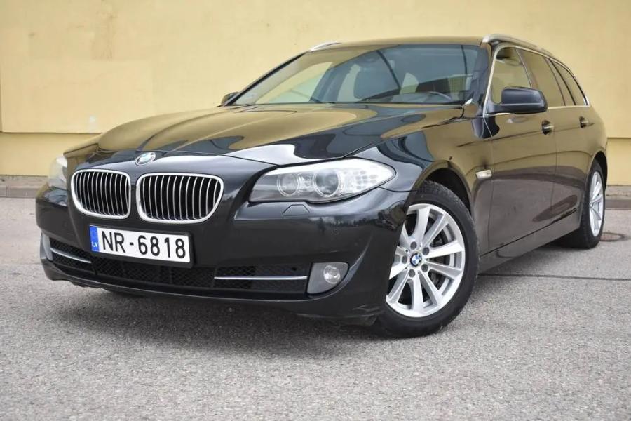 Melns BMW 525 2011 Talsi, ar dzinēja tilpumu 3.00 L un nobraukumu 315 tūkst. km par 7000 €, foto 5 vietnē AUTOMOTO.COM.LV