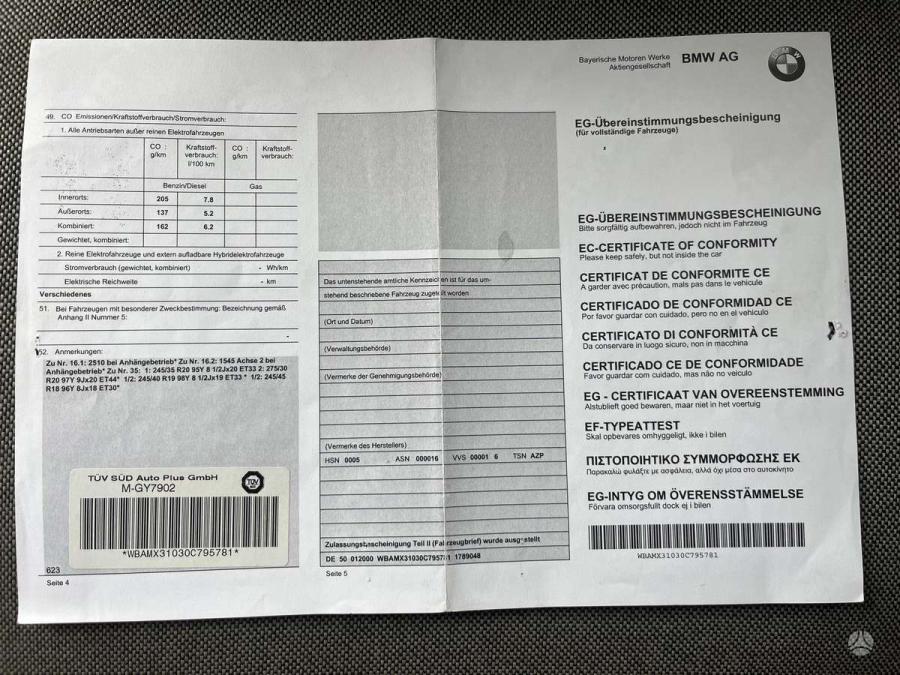 Черный БМВ 525 2011 в Вильнюс, объемом двигателя 2.99 л и пробегом 257 тыс. км за 8450 €, фото 44 на AUTOMOTO.COM.LV