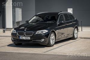 Melns BMW 525 2011 Rīga, ar dzinēja tilpumu 3.00 L un nobraukumu 286 tūkst. km par 6990 €, foto  vietnē AUTOMOTO.COM.LV