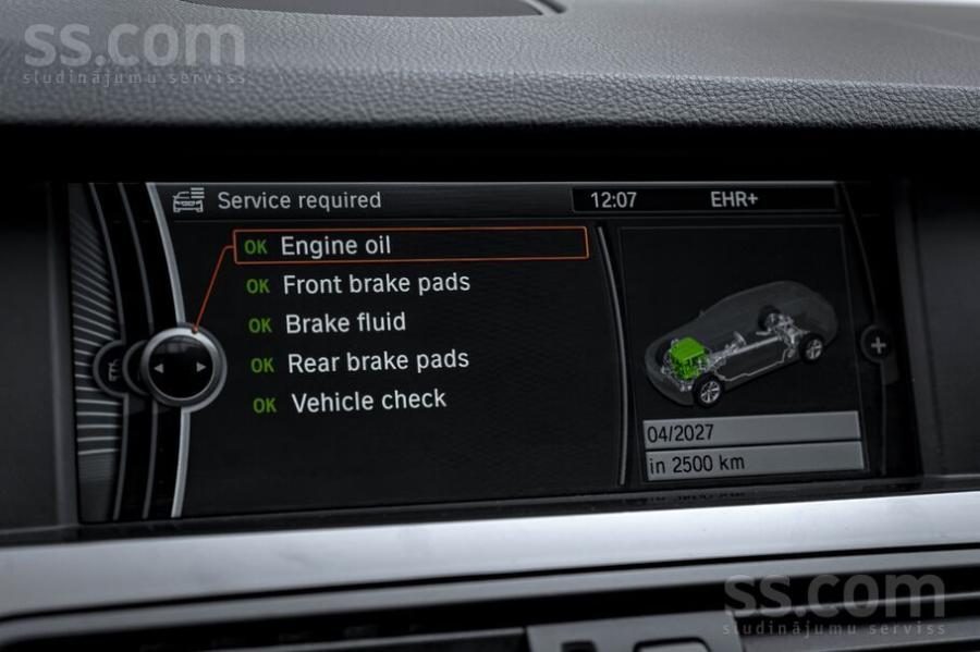 Melns BMW 525 2011 Rīga, ar dzinēja tilpumu 3.00 L un nobraukumu 286 tūkst. km par 6990 €, foto 26 vietnē AUTOMOTO.COM.LV