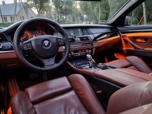 Black BMW 525 2011 in Alytus, with an engine capacity of 2.99 L and mileage of 396 thousand km for 6700 €, photo 11 on AUTOMOTO.COM.LV