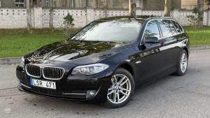 Black BMW 525 2011 in Ukmerge, with an engine capacity of 2.00 L and mileage of 422 thousand km for 4700 €, photo 1 on AUTOMOTO.COM.LV