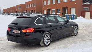 Black BMW 525 2012 in Siauliai, with an engine capacity of 2.00 L and mileage of 259 thousand km for 8800 €, photo 7 on AUTOMOTO.COM.LV