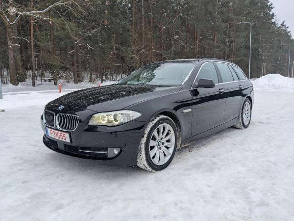 Black BMW 525 2012 in Prienai, with an engine capacity of 2.00 L and mileage of 247 thousand km for 7700 €, photo 1 on AUTOMOTO.COM.LV