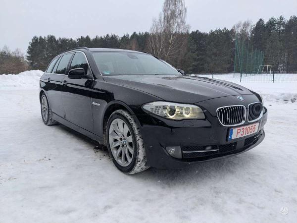 Black BMW 525 2012 in Prienai, with an engine capacity of 2.00 L and mileage of 247 thousand km for 7700 €, photo 2 on AUTOMOTO.COM.LV
