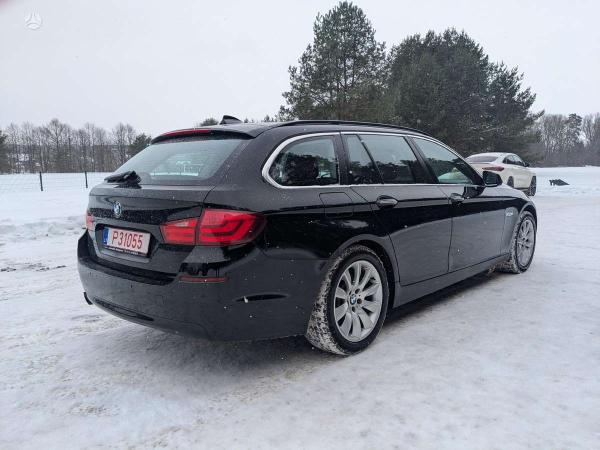 Black BMW 525 2012 in Prienai, with an engine capacity of 2.00 L and mileage of 247 thousand km for 7700 €, photo 4 on AUTOMOTO.COM.LV