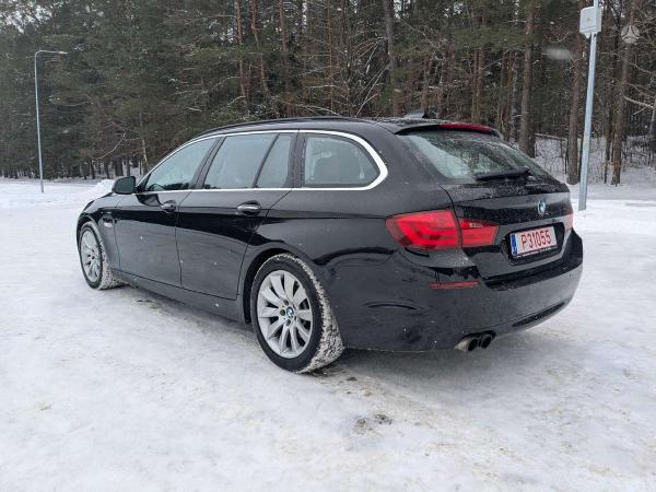 Black BMW 525 2012 in Prienai, with an engine capacity of 2.00 L and mileage of 247 thousand km for 7700 €, photo 6 on AUTOMOTO.COM.LV