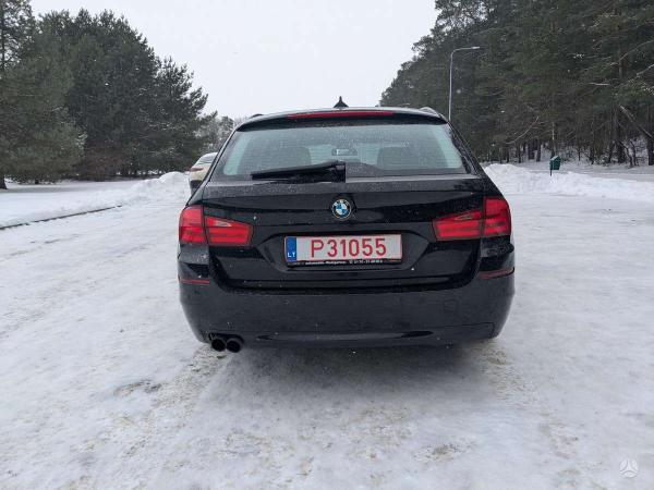Black BMW 525 2012 in Prienai, with an engine capacity of 2.00 L and mileage of 247 thousand km for 7700 €, photo 7 on AUTOMOTO.COM.LV