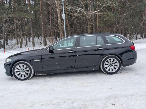 Black BMW 525 2012 in Prienai, with an engine capacity of 2.00 L and mileage of 247 thousand km for 7700 €, photo 8 on AUTOMOTO.COM.LV