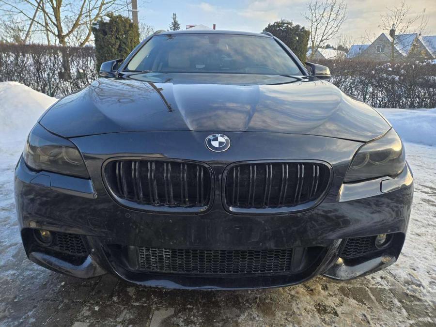 Black BMW 525 2012 in Ukmerge, with an engine capacity of 2.00 L and mileage of 245 thousand km for 6300 €, photo 1 on AUTOMOTO.COM.LV