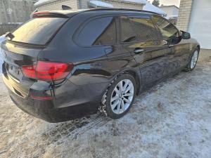 Black BMW 525 2012 in Ukmerge, with an engine capacity of 2.00 L and mileage of 245 thousand km for 6300 €, photo 7 on AUTOMOTO.COM.LV