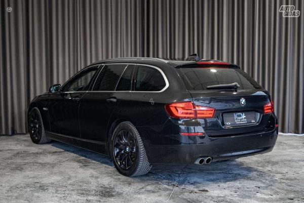 Black BMW 525 2012 in Marijampole, with an engine capacity of 2.00 L and mileage of 324 thousand km for 9450 €, photo 5 on AUTOMOTO.COM.LV