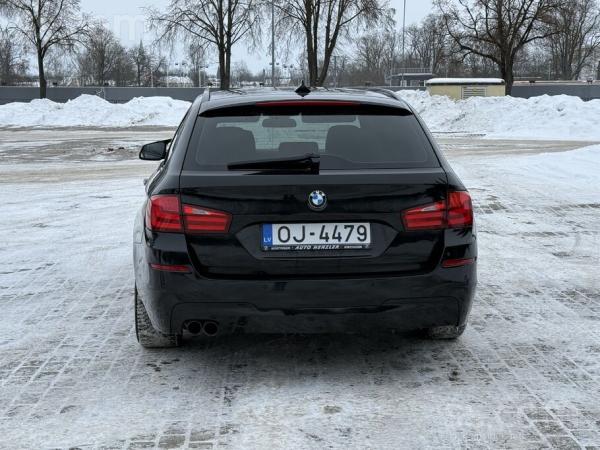 Black BMW 525 2012 in Dobele, with an engine capacity of 2.00 L and mileage of 315 thousand km for 9650 €, photo 3 on AUTOMOTO.COM.LV