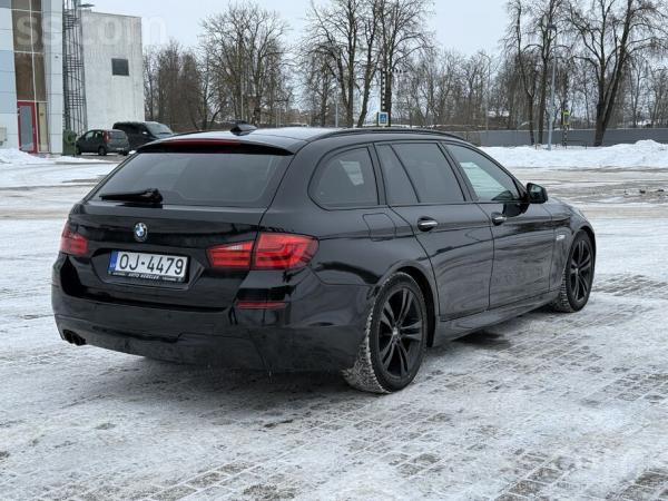 Black BMW 525 2012 in Dobele, with an engine capacity of 2.00 L and mileage of 315 thousand km for 9650 €, photo 4 on AUTOMOTO.COM.LV