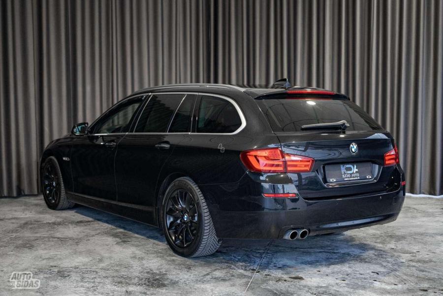 Black BMW 525 2012 in Marijampole, with an engine capacity of 2.00 L and mileage of 324 thousand km for 9450 €, photo 6 on AUTOMOTO.COM.LV
