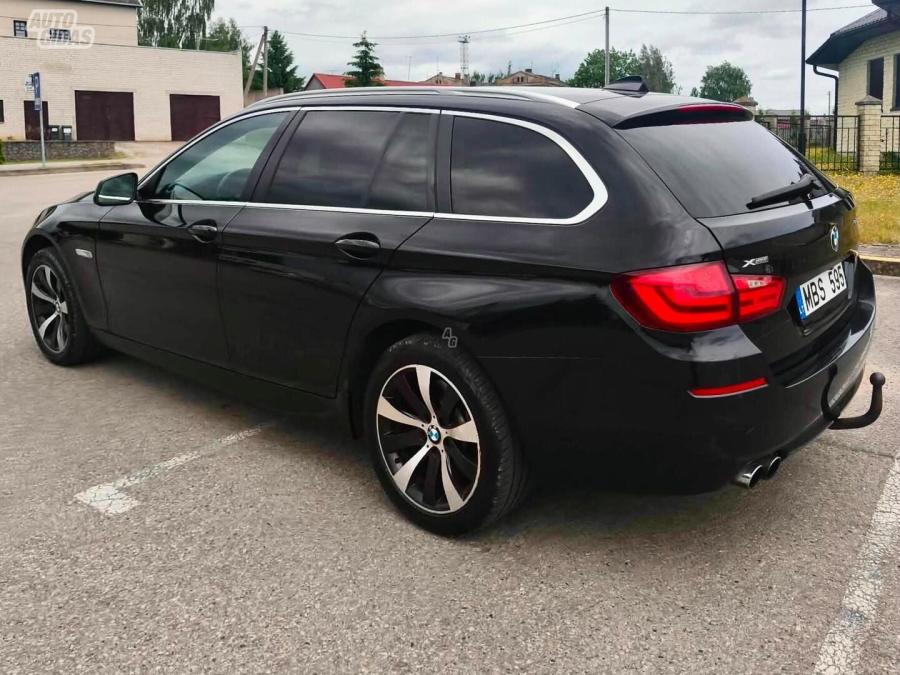 Black BMW 525 2012 in Vilkaviskis, with an engine capacity of 2.00 L and mileage of 330 thousand km for 8500 €, photo 6 on AUTOMOTO.COM.LV