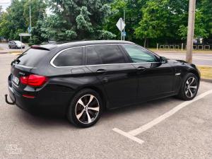 Black BMW 525 2012 in Vilkaviskis, with an engine capacity of 2.00 L and mileage of 330 thousand km for 8500 €, photo 7 on AUTOMOTO.COM.LV