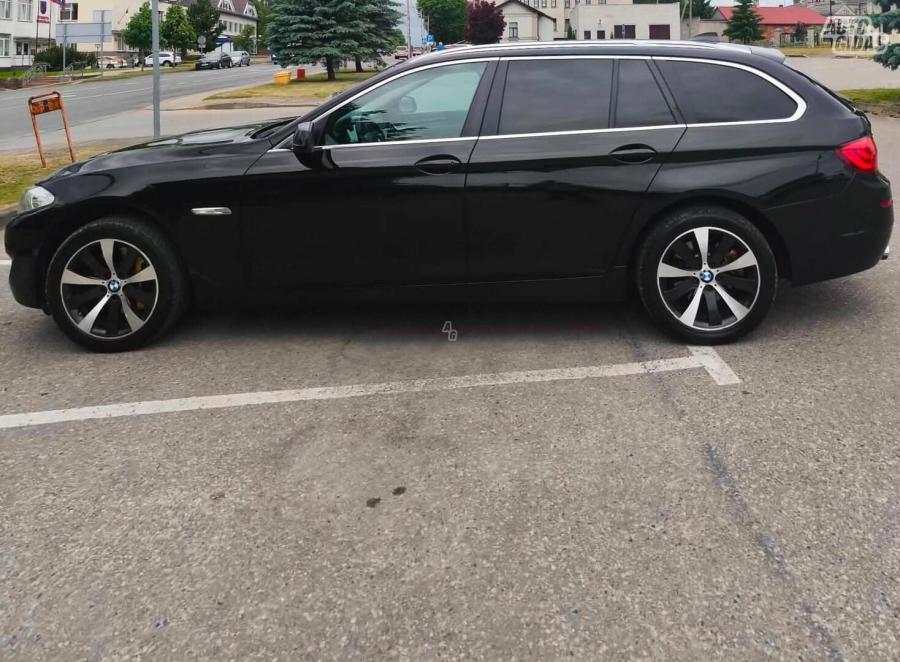Black BMW 525 2012 in Vilkaviskis, with an engine capacity of 2.00 L and mileage of 330 thousand km for 8500 €, photo 9 on AUTOMOTO.COM.LV