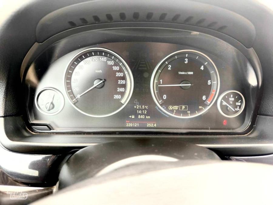 Black BMW 525 2012 in Vilkaviskis, with an engine capacity of 2.00 L and mileage of 330 thousand km for 8500 €, photo 13 on AUTOMOTO.COM.LV