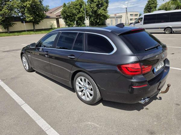 Black BMW 525 2012 in Trakai, with an engine capacity of 2.00 L and mileage of 235 thousand km for 8500 €, photo 6 on AUTOMOTO.COM.LV