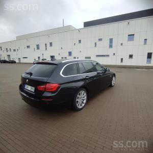 Black BMW 525 2012 in Rezekne, with an engine capacity of 2.00 L and mileage of 277 thousand km for 8350 €, photo 5 on AUTOMOTO.COM.LV