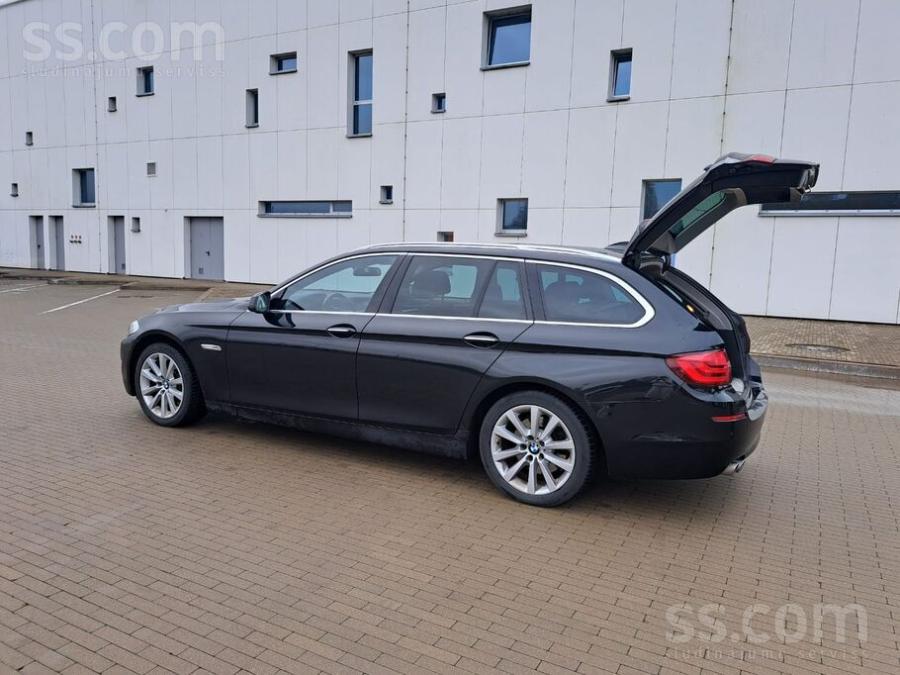 Black BMW 525 2012 in Rezekne, with an engine capacity of 2.00 L and mileage of 277 thousand km for 8350 €, photo 9 on AUTOMOTO.COM.LV