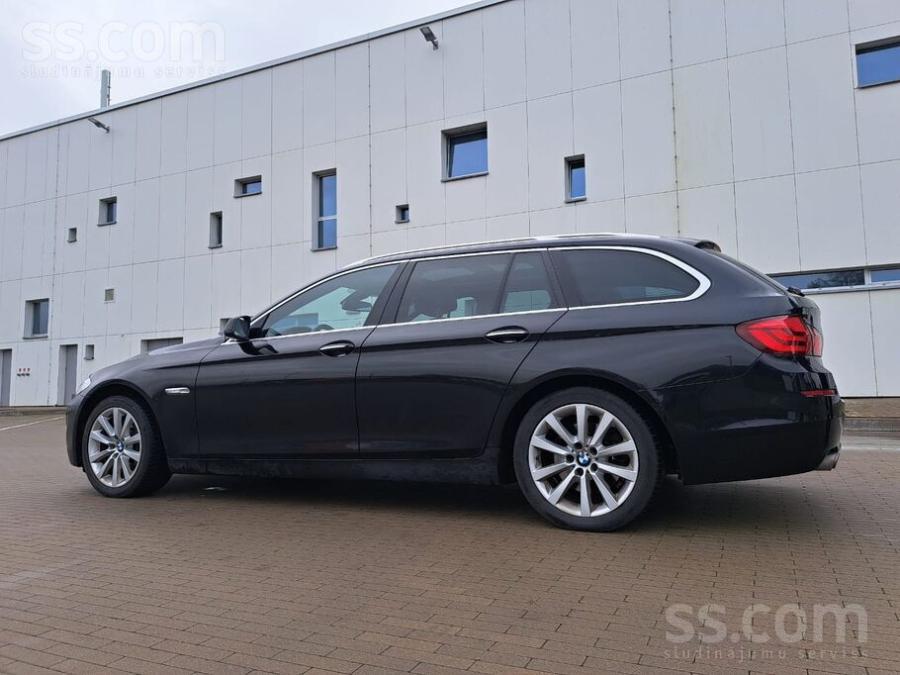 Black BMW 525 2012 in Rezekne, with an engine capacity of 2.00 L and mileage of 277 thousand km for 8350 €, photo 10 on AUTOMOTO.COM.LV