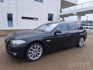 Black BMW 525 2012 in Rezekne, with an engine capacity of 2.00 L and mileage of 277 thousand km for 8350 €, photo 11 on AUTOMOTO.COM.LV
