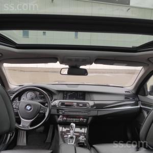 Black BMW 525 2012 in Rezekne, with an engine capacity of 2.00 L and mileage of 277 thousand km for 8350 €, photo 25 on AUTOMOTO.COM.LV