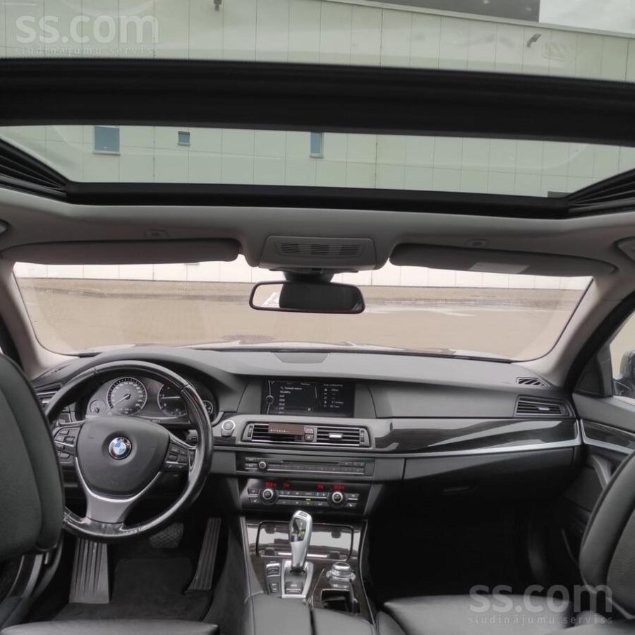 Black BMW 525 2012 in Rezekne, with an engine capacity of 2.00 L and mileage of 277 thousand km for 8350 €, photo 25 on AUTOMOTO.COM.LV