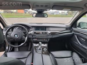 Black BMW 525 2012 in Rezekne, with an engine capacity of 2.00 L and mileage of 277 thousand km for 8350 €, photo 29 on AUTOMOTO.COM.LV