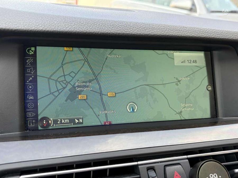 Black BMW 525 2012 in Ukmerge, with an engine capacity of 2.00 L and mileage of 227 thousand km for 8900 €, photo 14 on AUTOMOTO.COM.LV