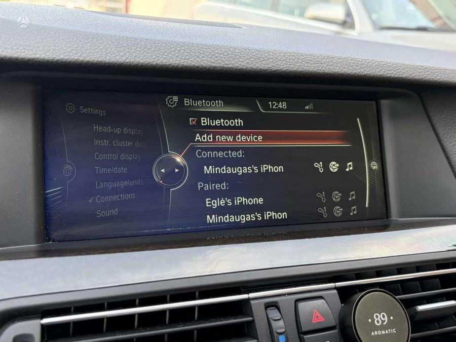 Black BMW 525 2012 in Ukmerge, with an engine capacity of 2.00 L and mileage of 227 thousand km for 8900 €, photo 16 on AUTOMOTO.COM.LV