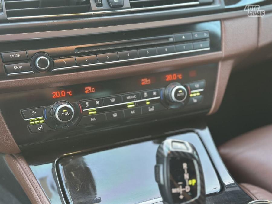 Black BMW 525 2012 in Jonava, with an engine capacity of 2.00 L and mileage of 283 thousand km for 8200 €, photo 15 on AUTOMOTO.COM.LV