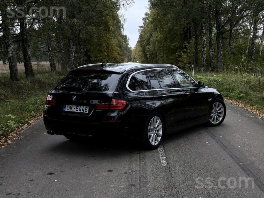 Черный БМВ 525 2012 в Тукумс, объемом двигателя 2.00 л и пробегом 0 тыс. км за 9795 €, фото 6 на AUTOMOTO.COM.LV