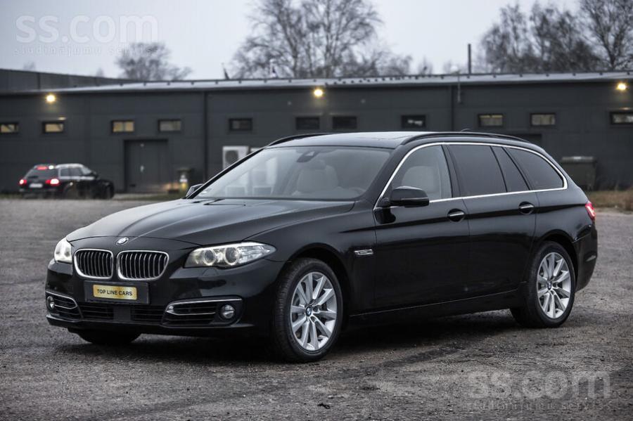 Black BMW 525 2013 in Tukums, with an engine capacity of 2.00 L and mileage of 0 thousand km for 11888 €, photo 8 on AUTOMOTO.COM.LV