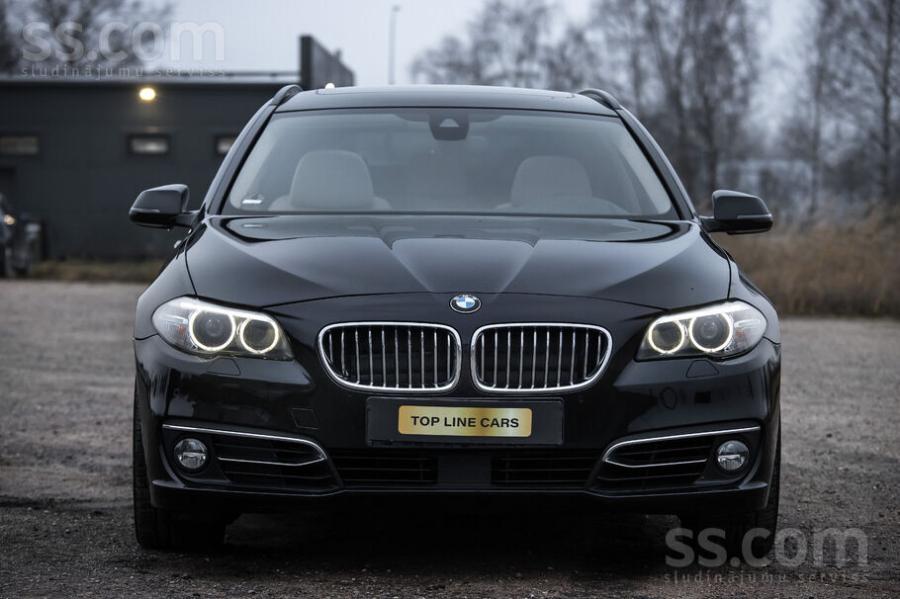 Black BMW 525 2013 in Tukums, with an engine capacity of 2.00 L and mileage of 0 thousand km for 11888 €, photo 9 on AUTOMOTO.COM.LV