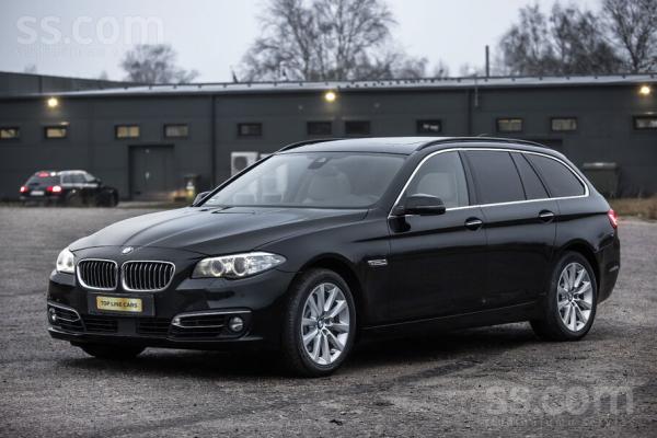 Black BMW 525 2013 in Tukums, with an engine capacity of 2.00 L and mileage of 0 thousand km for 11888 €, photo 8 on AUTOMOTO.COM.LV