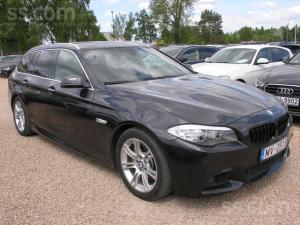 Black BMW 525 2013 in Riga, with an engine capacity of 2.00 L and mileage of 0 thousand km for 9350 €, photo 3 on AUTOMOTO.COM.LV