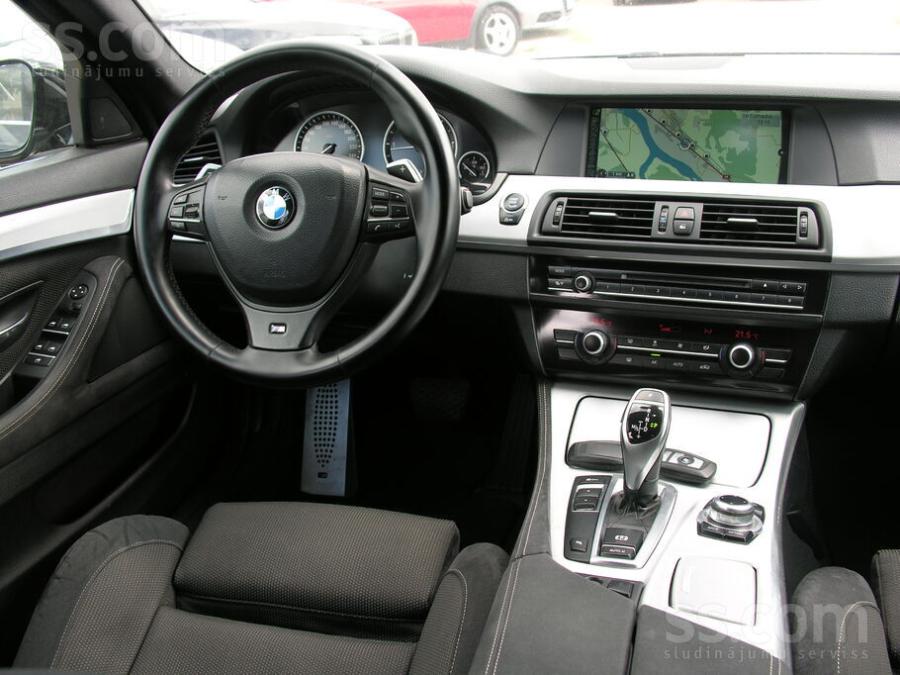 Black BMW 525 2013 in Riga, with an engine capacity of 2.00 L and mileage of 0 thousand km for 9350 €, photo 19 on AUTOMOTO.COM.LV