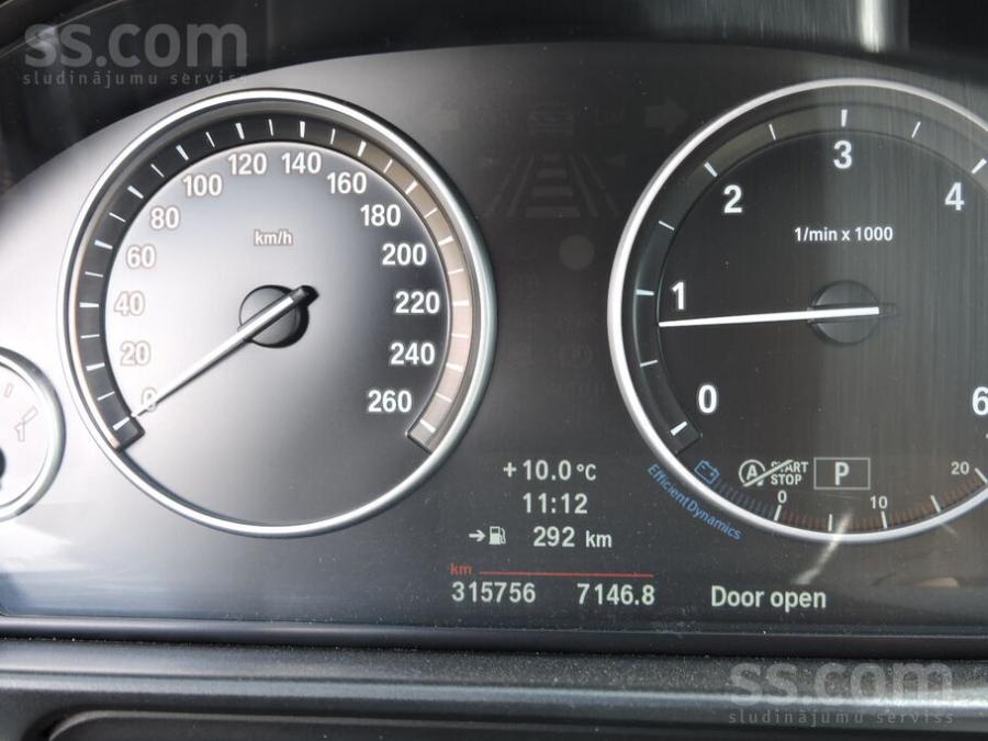 Черный БМВ 525 2013 в Цесис, объемом двигателя 2.00 л и пробегом 316 тыс. км за 10500 €, фото 12 на AUTOMOTO.COM.LV