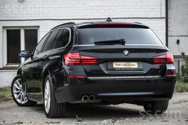 Black BMW 525 2013 in Tukums, with an engine capacity of 2.00 L and mileage of 0 thousand km for 11500 €, photo 6 on AUTOMOTO.COM.LV